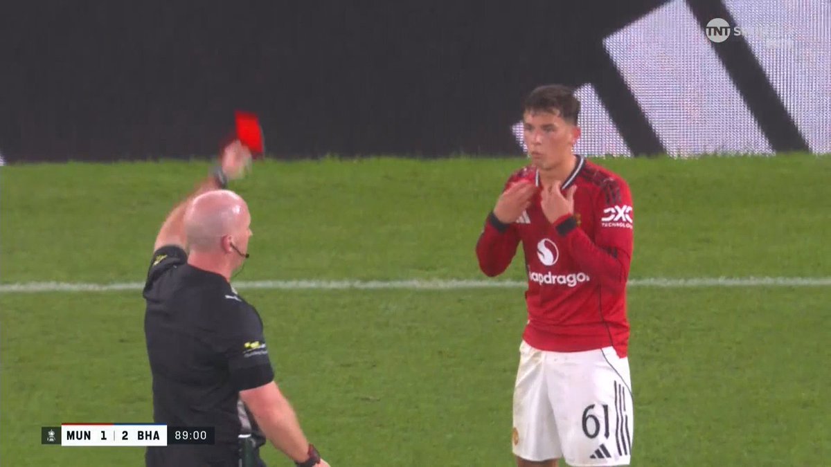 Shea Lacey Issues Apology After Red Card In Manchester United FA Cup ...